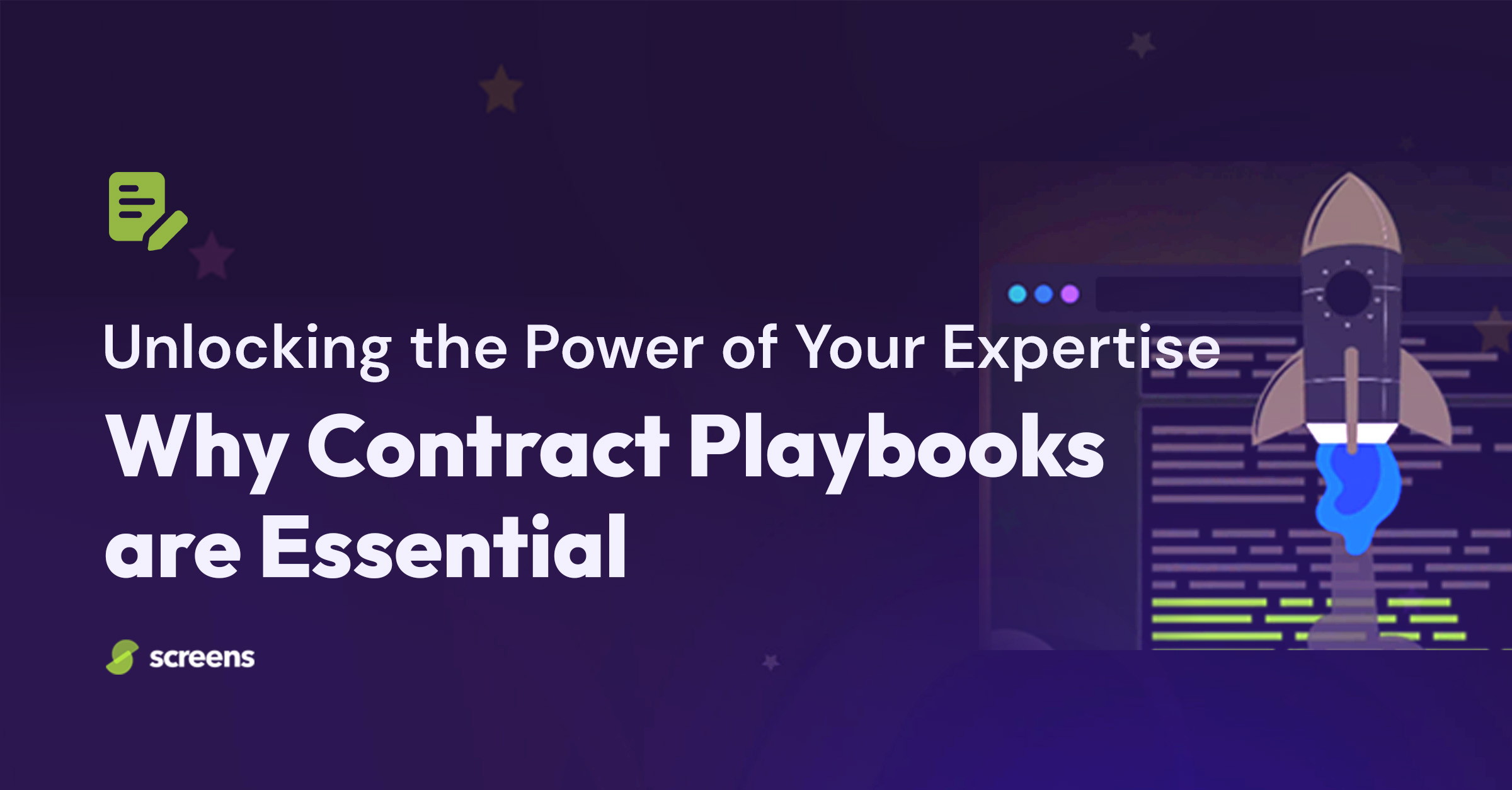 Scaling Your Legal Expertise: Why Contract Playbooks are Essential